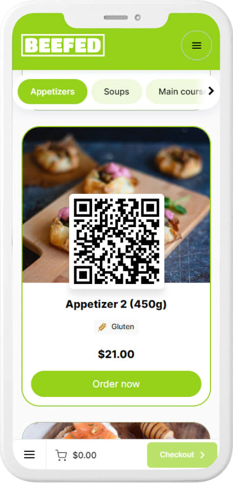 QR Code Menu – My Blog